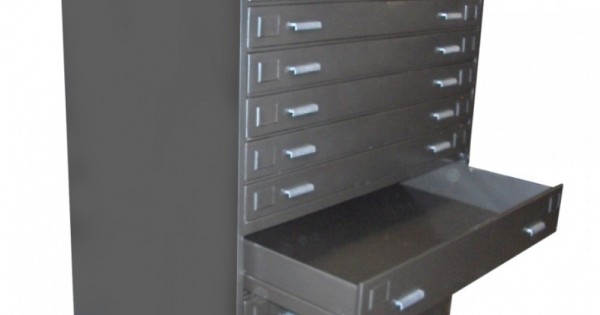 10 Drawer Plan Filing Cabinet | Storage